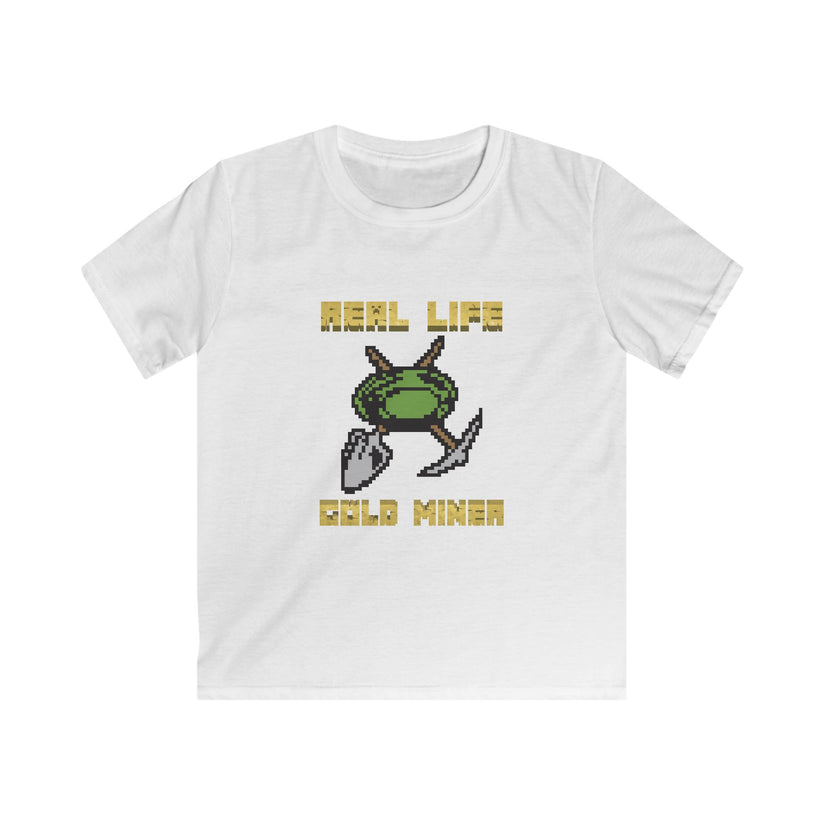 Real Life Gold Miner - Kids Regular Fit Tee – Gold Prospectors ...