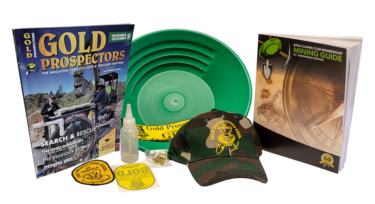 Membership in the Gold Prospectors Association of America